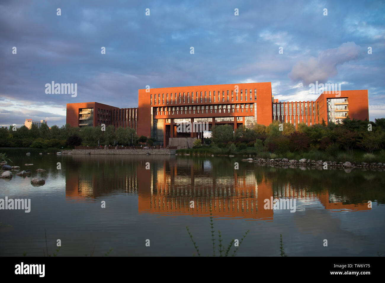 A liveable city full of warm and beautiful scenery! Stock Photo - Alamy