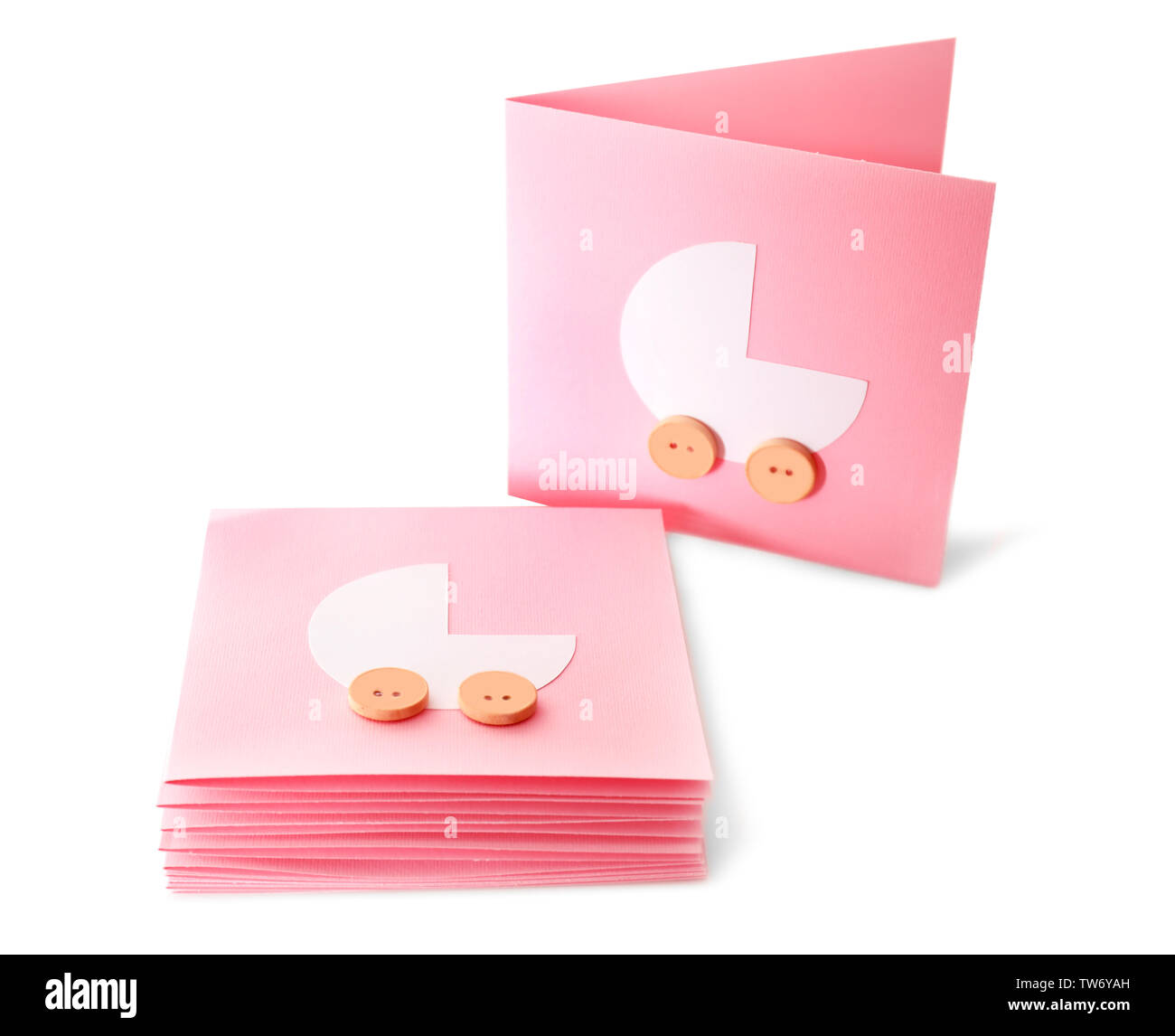 Thank card baby shower Cut Out Stock Images & Pictures - Alamy