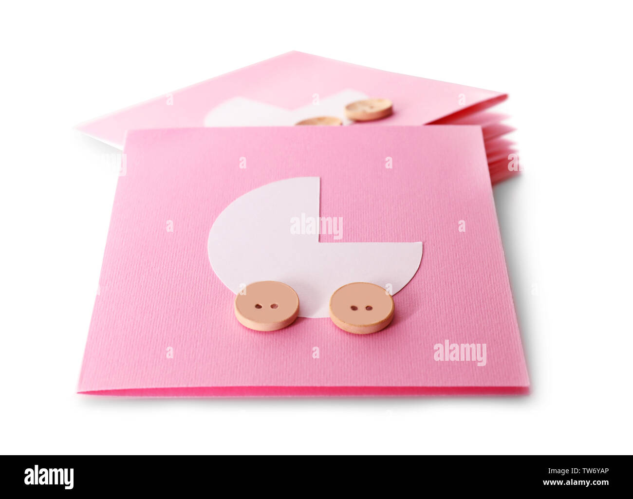 Thank card baby shower Cut Out Stock Images & Pictures - Alamy