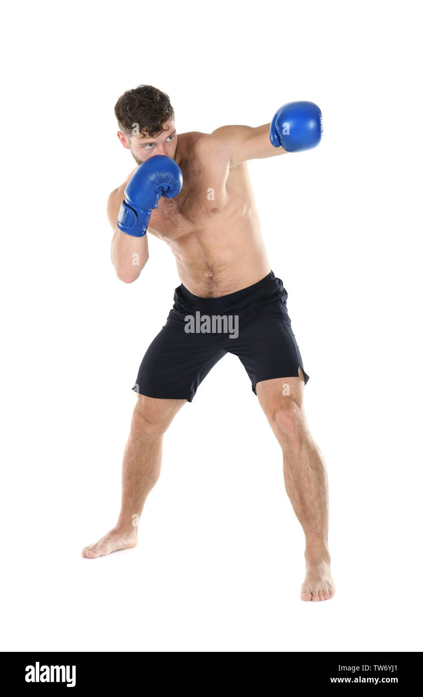 Boxer muscles Cut Out Stock Images & Pictures - Alamy