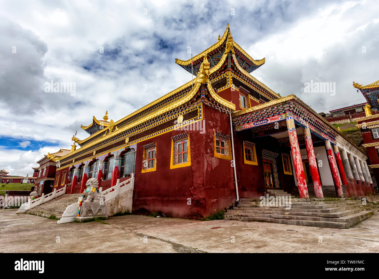 The scenery of Dongga Temple Stock Photo - Alamy