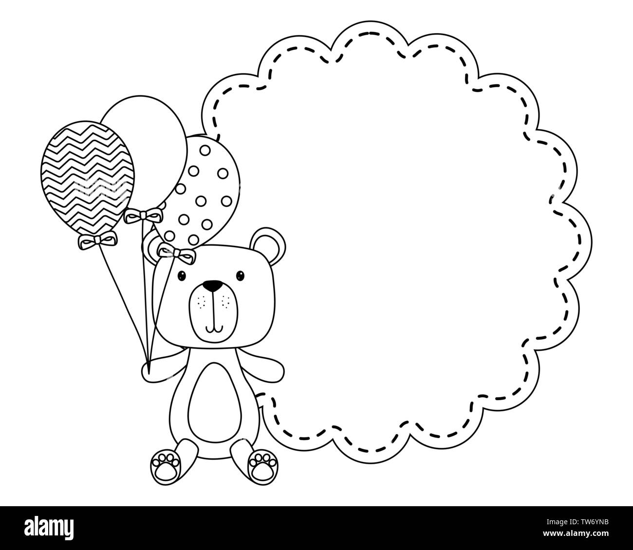 Teddy bear design, Childhood play fun kid cartoon game and object theme ...