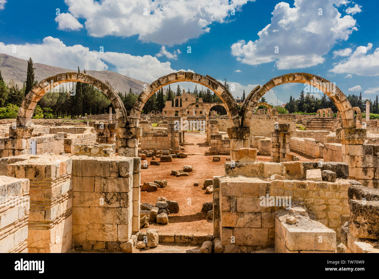 Anjar ruins hi-res stock photography and images - Alamy