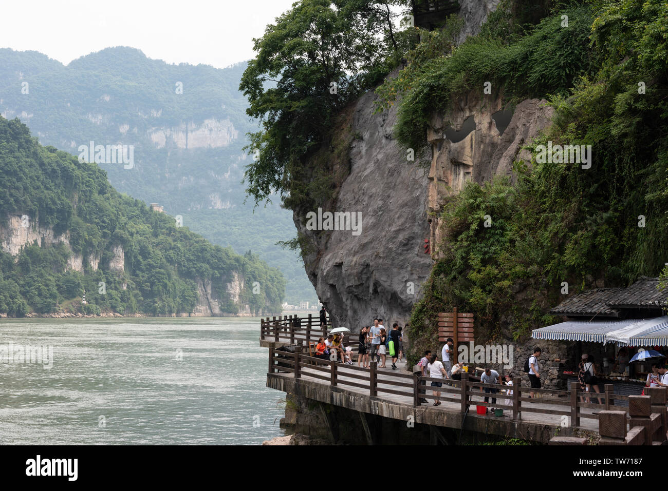 Three Gorges Dam scenery Stock Photo - Alamy