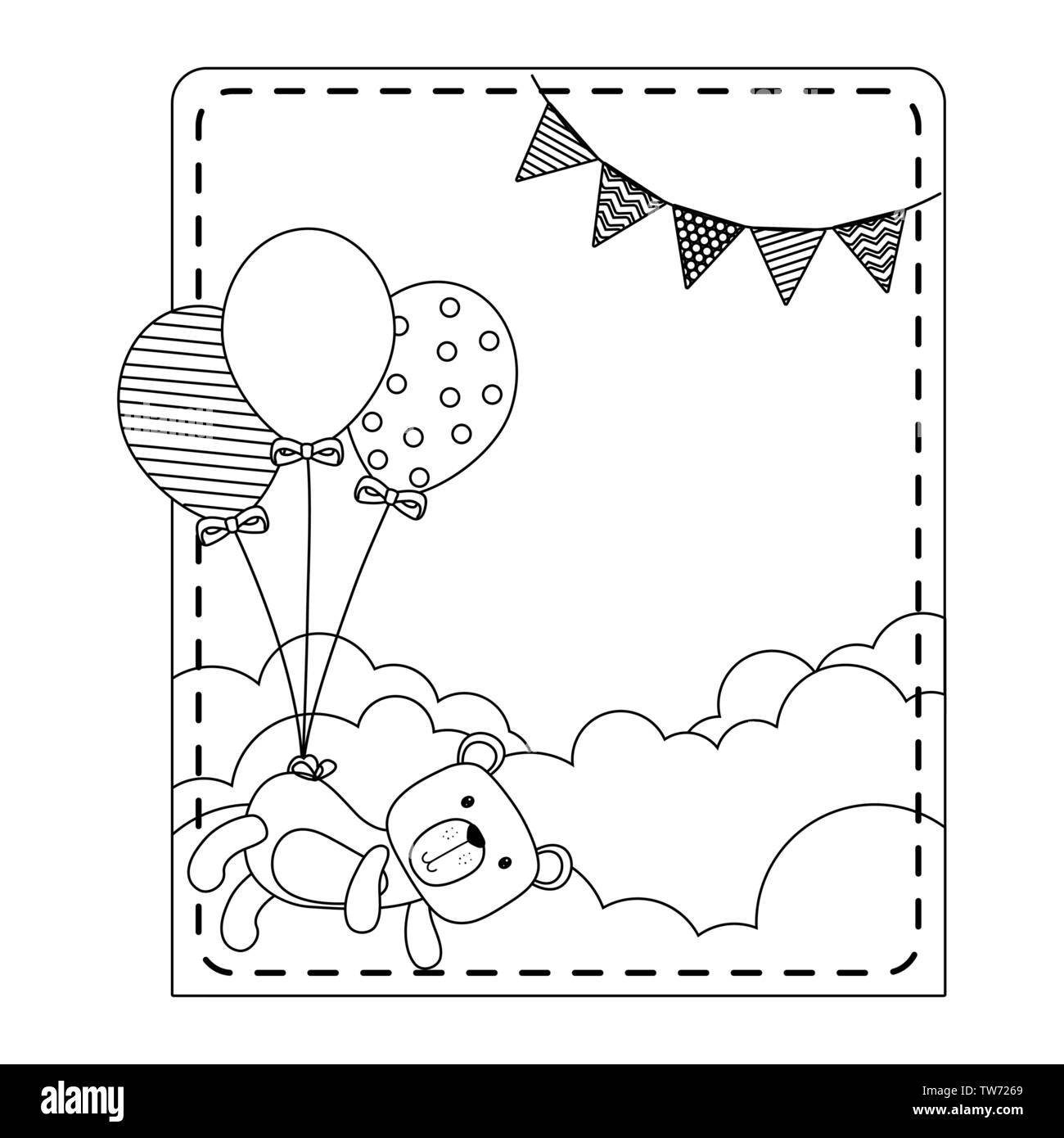 Teddy bear design, Childhood play fun kid cartoon game and object theme ...