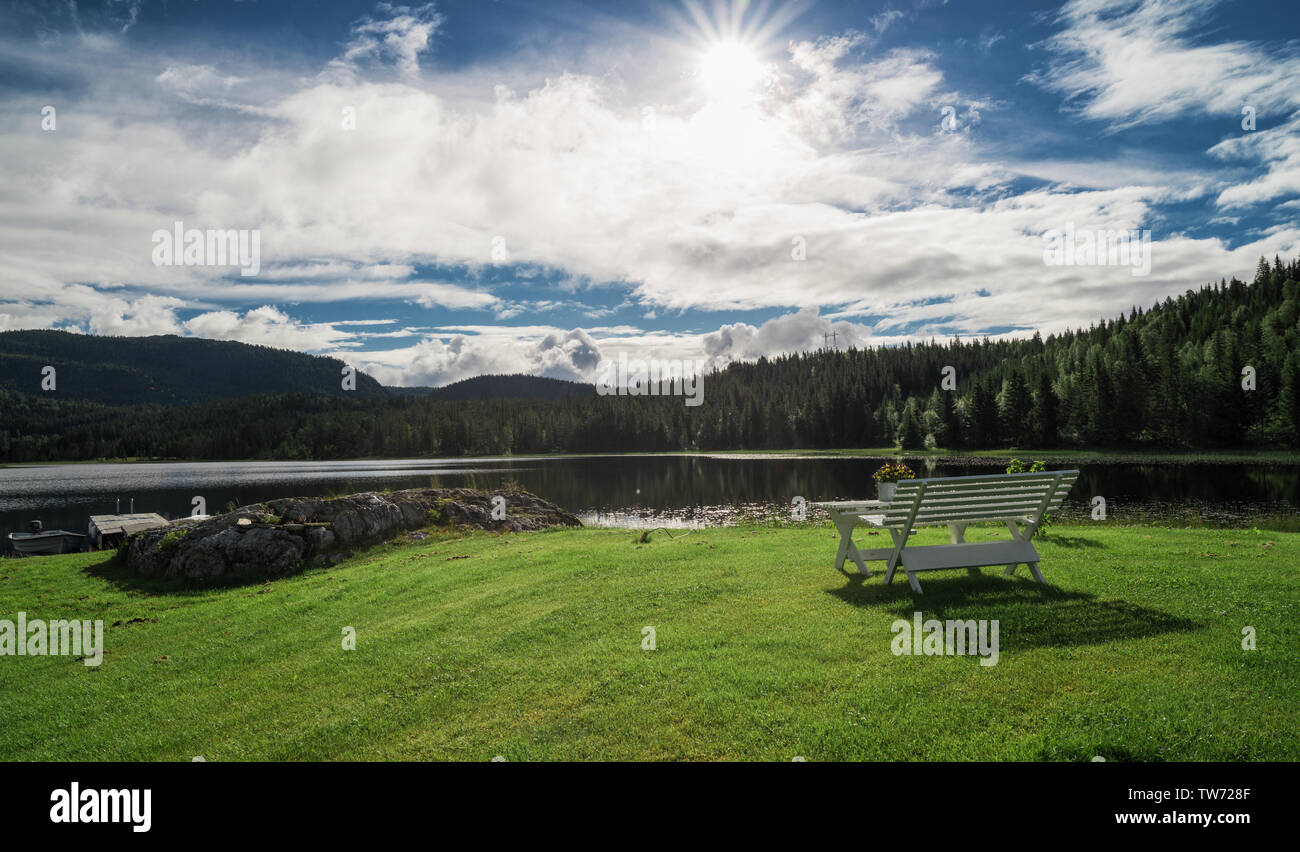 Norwegian landscape, Nordic landscape Stock Photo - Alamy