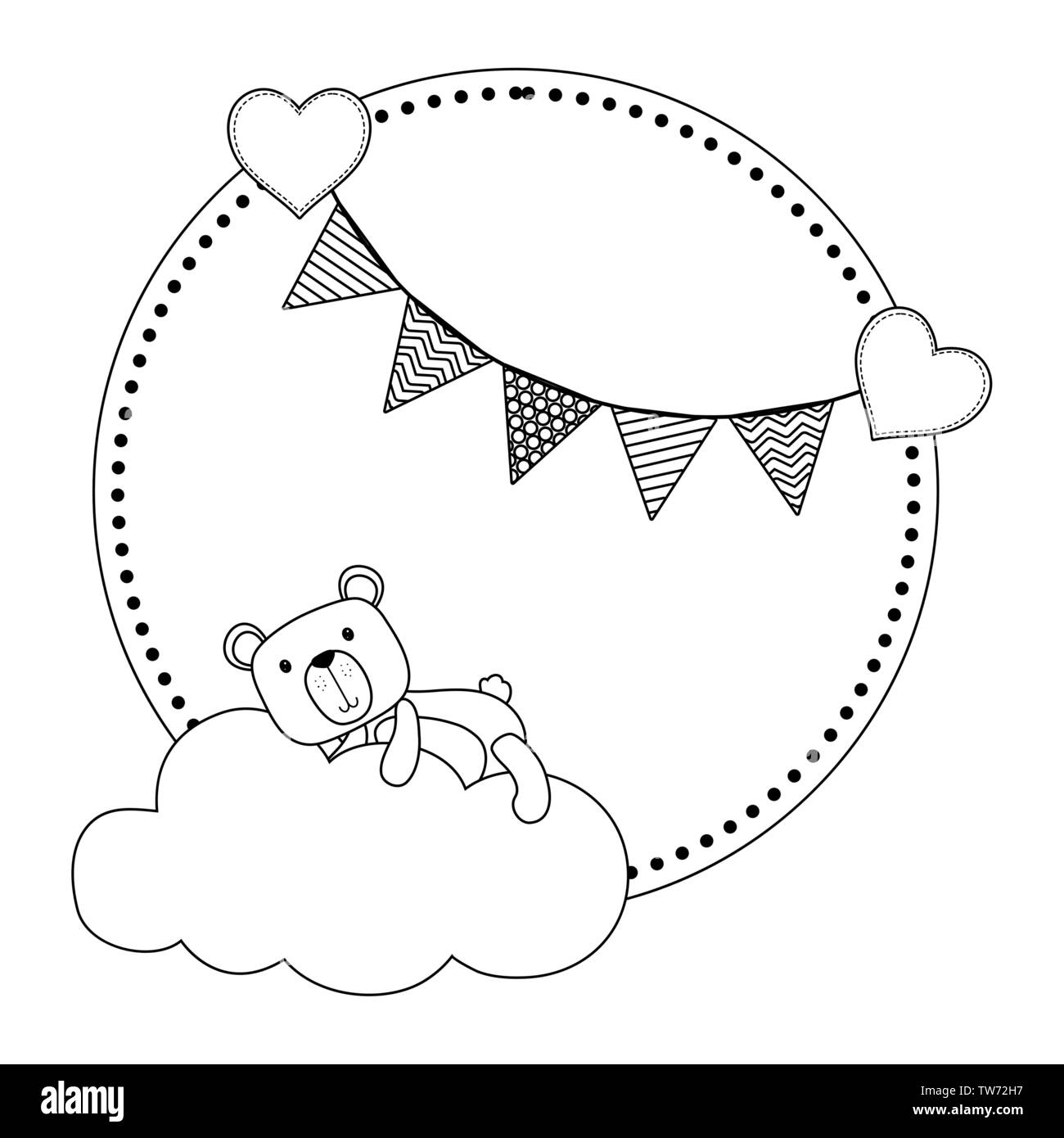 Teddy bear design, Childhood play fun kid cartoon game and object theme ...