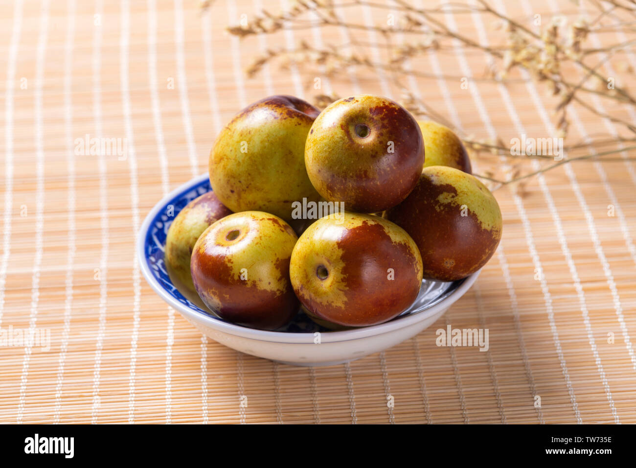 Healthy and full winter jujube Stock Photo - Alamy