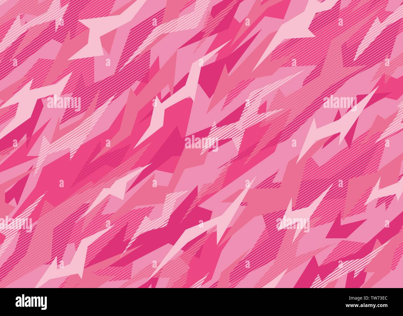 Pink camouflage pattern. Modern abstract camo Vector background ...