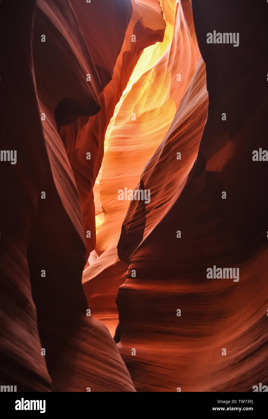 American Antelope Canyon Light and Shadow Stock Photo - Alamy