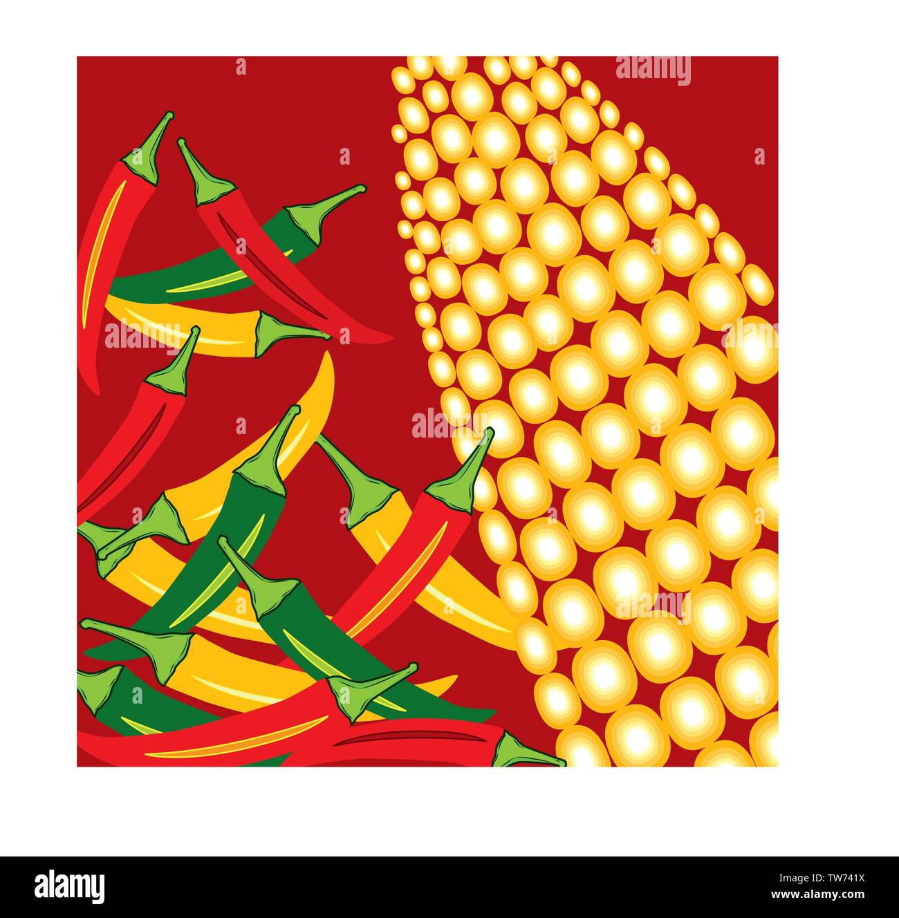 Maize stalk Cut Out Stock Images & Pictures - Alamy