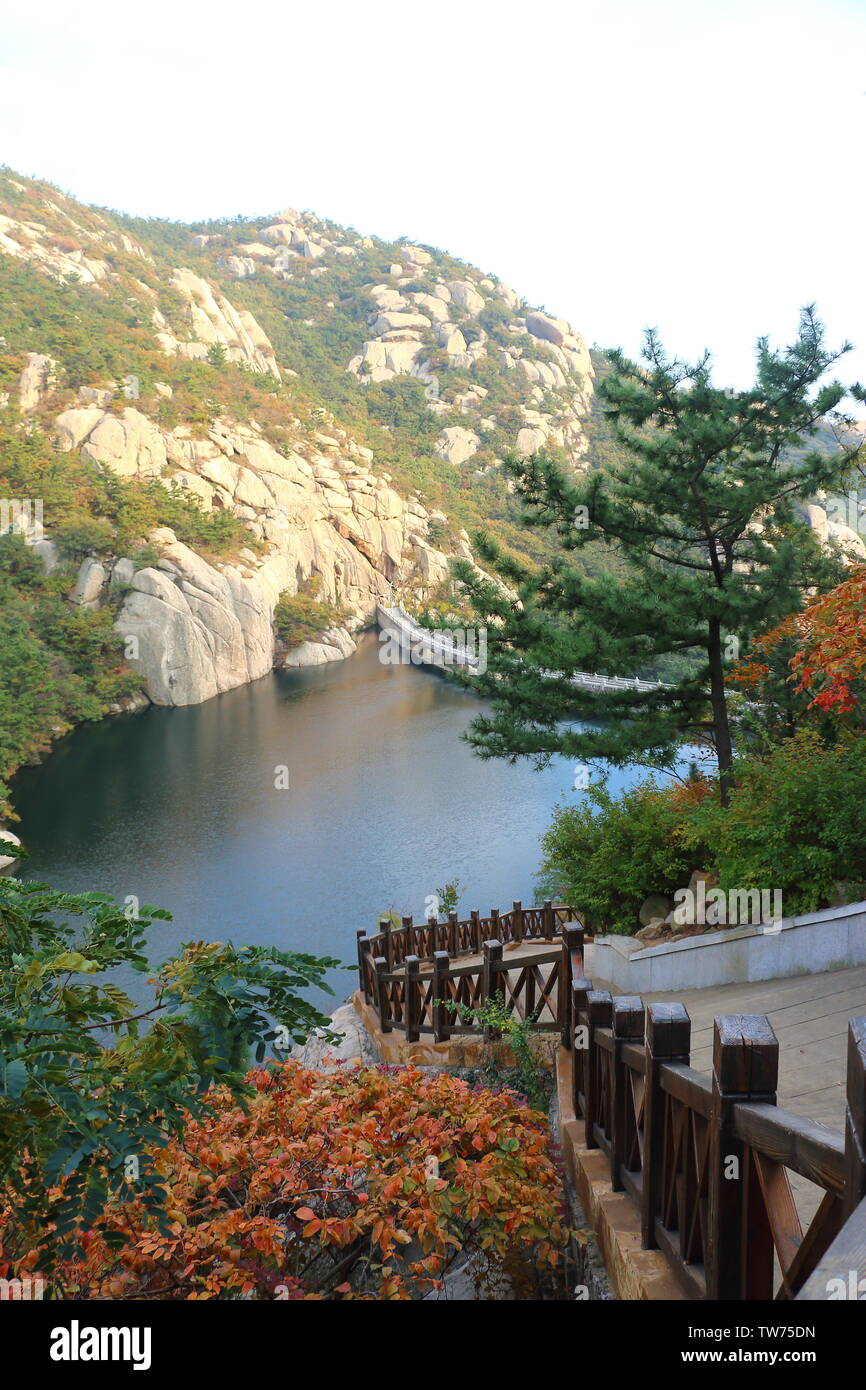 Qingdao, Laoshan, Taiqing Scenic Area Stock Photo - Alamy