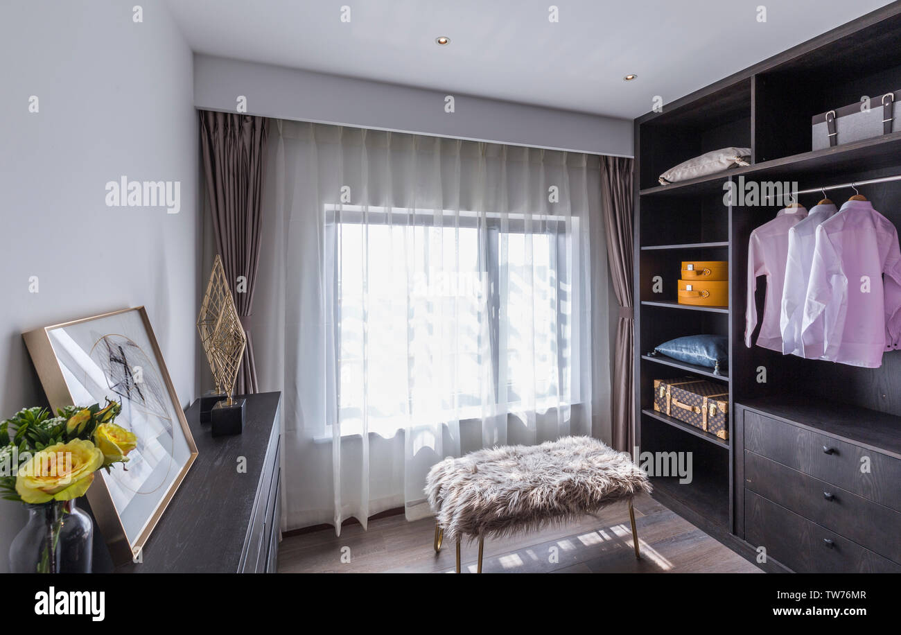 Modern Study Home Environment Interior Design Model Room Space Design ...