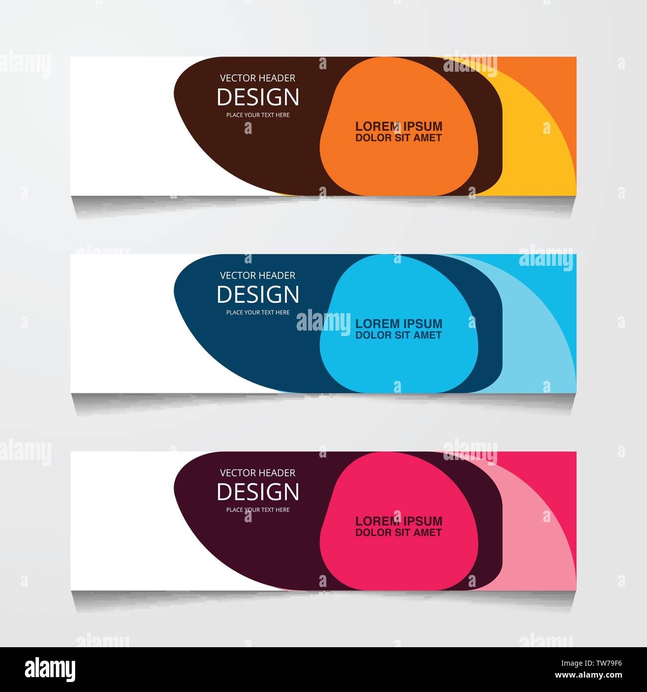 abstract geometric design banner web template. Vector Illustration ...
