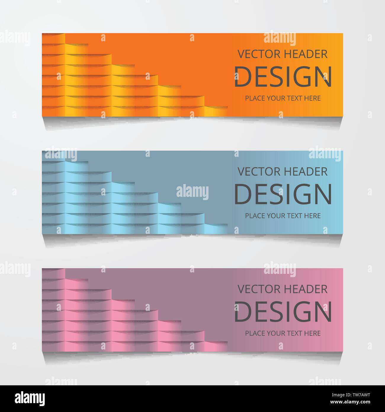Abstract Web banner design background or header Templates Stock Vector ...