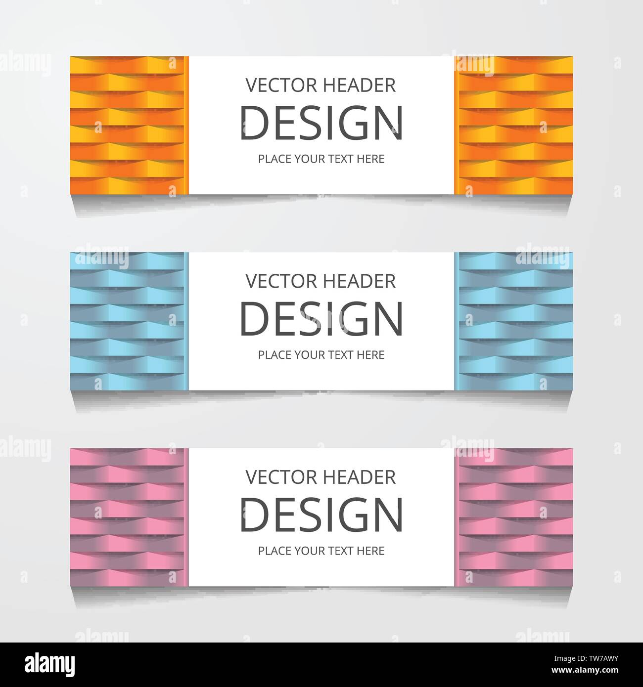 Abstract Web banner design background or header Templates Stock Vector ...