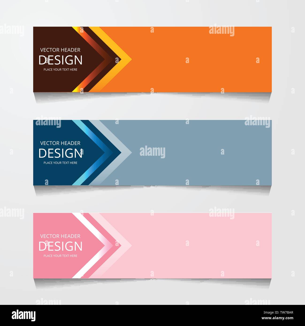 set abstract horizontal web banner Stock Vector Image & Art - Alamy