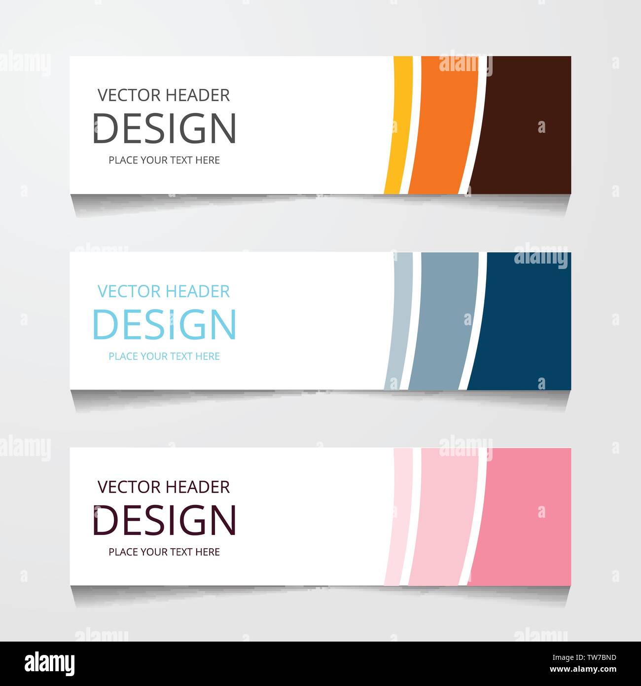Abstract Web banner design background or header Templates Stock Vector ...