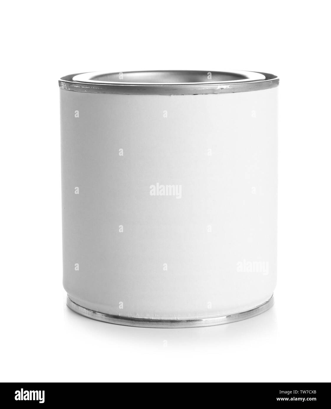 Paint can, isolated on white Stock Photo - Alamy