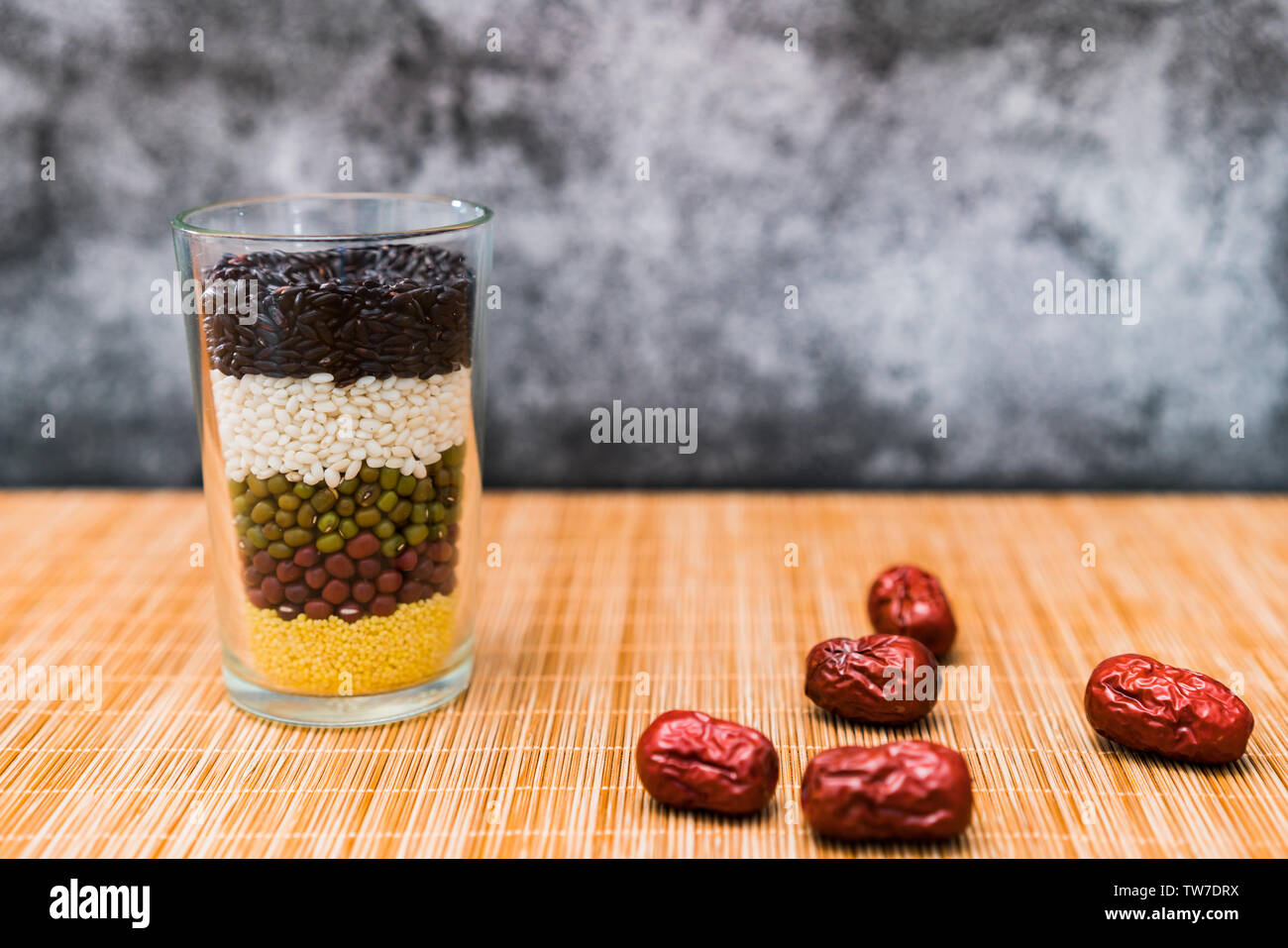 A cup with grain and grains Stock Photo - Alamy