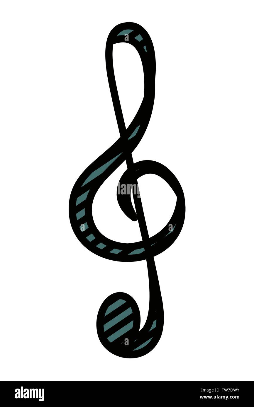 music note figure isolated icon Stock Vector Image & Art - Alamy