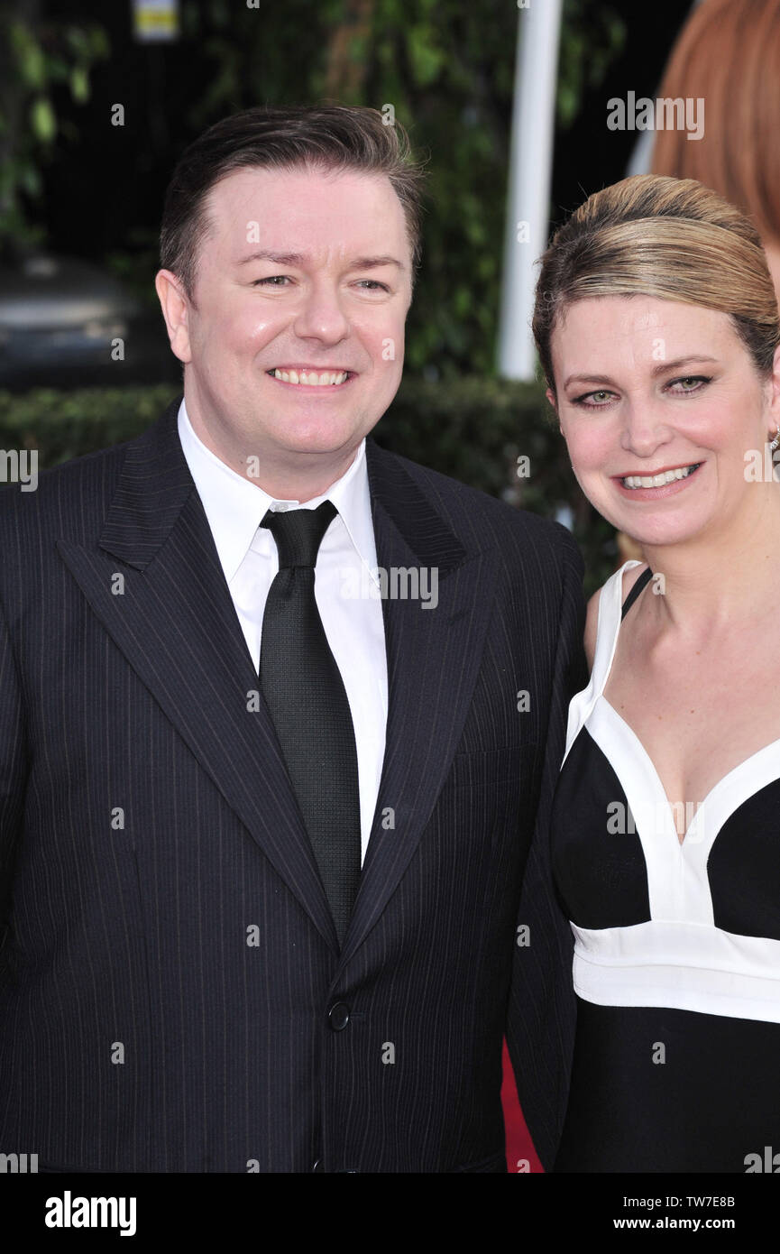 LOS ANGELES, CA. January 27, 2008: Ricky Gervais at the 14th Annual ...