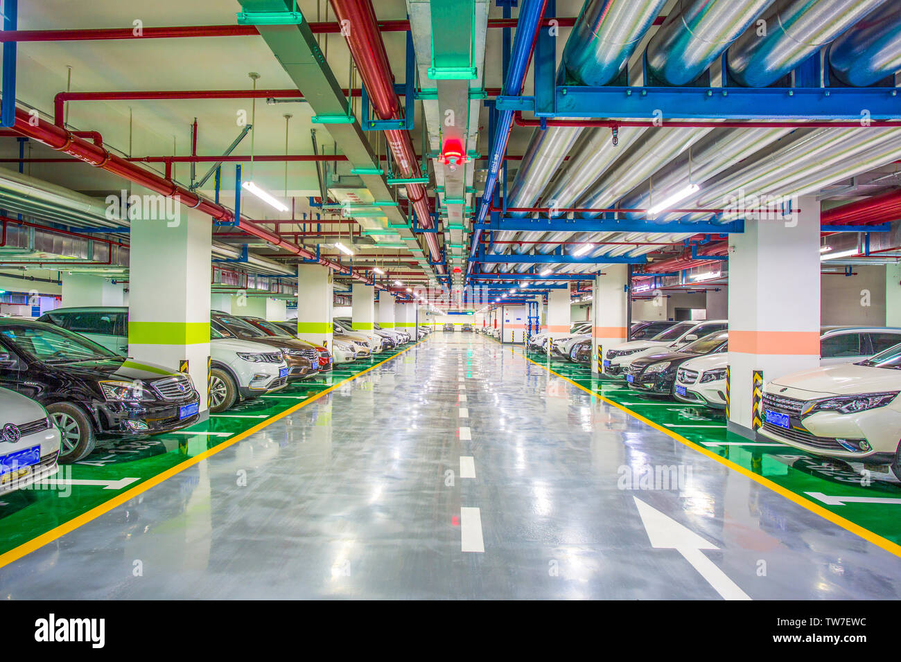 Integrated piping arrangement Stock Photo - Alamy