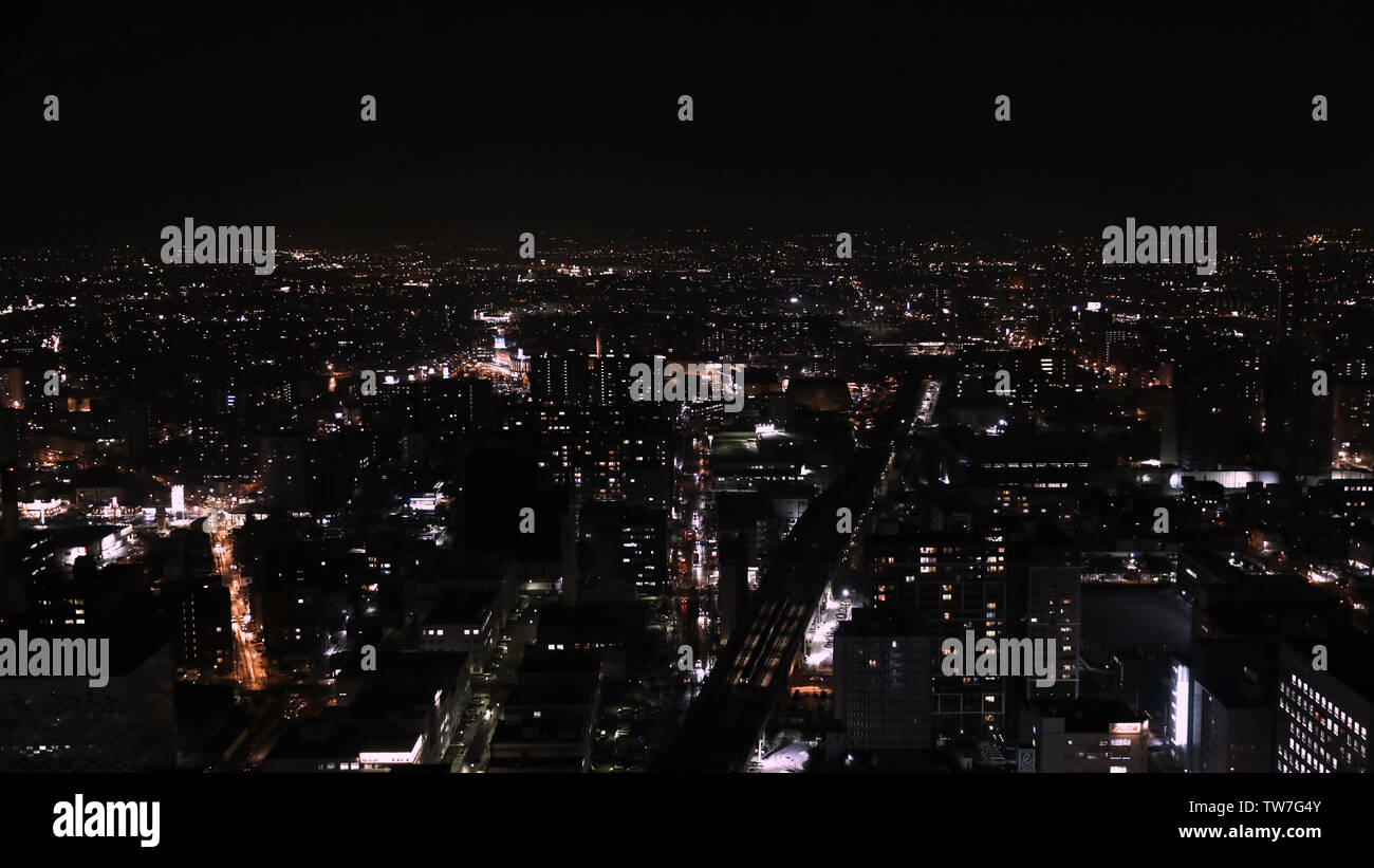 City Night Scene Stock Photo - Alamy