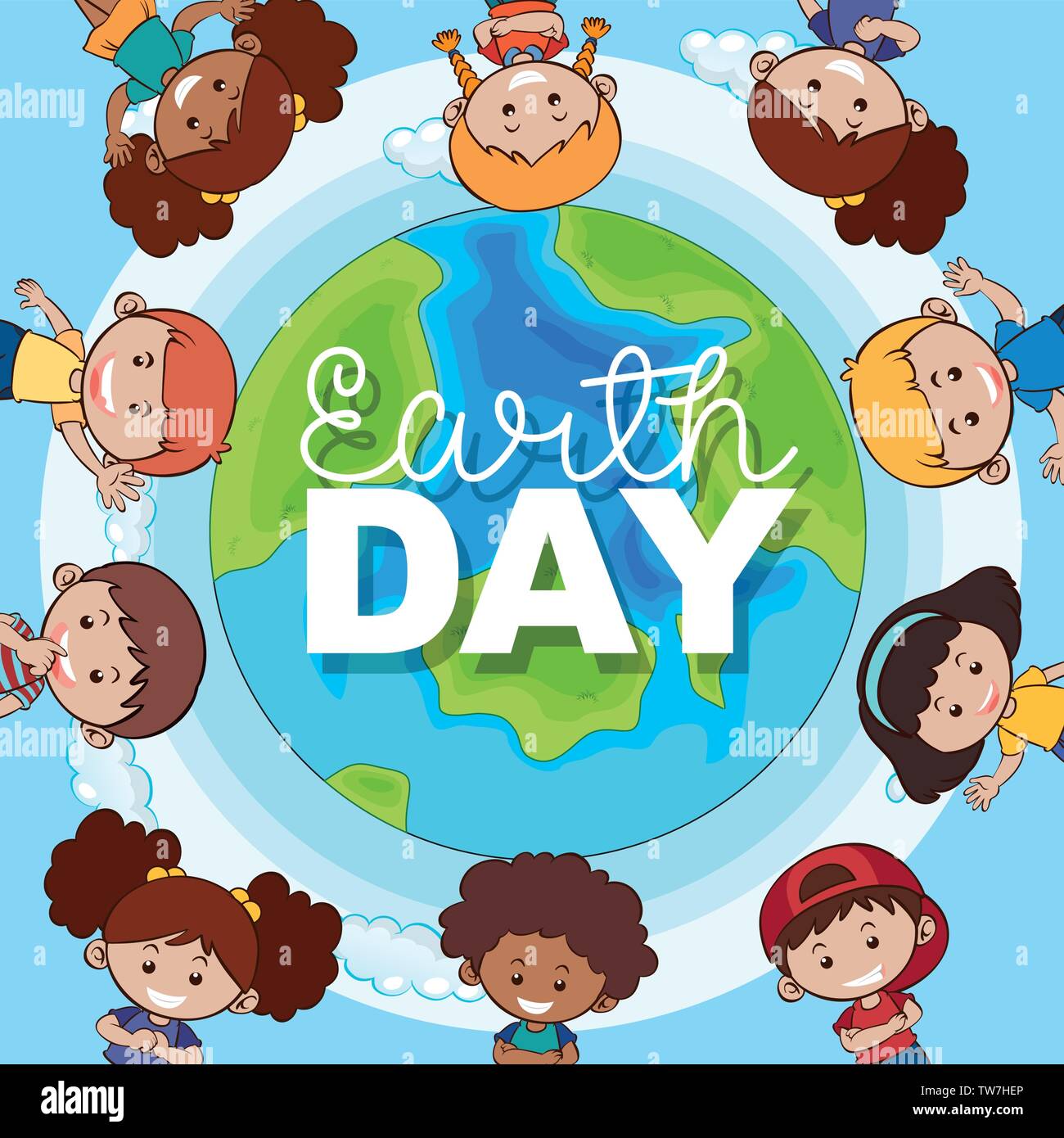 Eco art children Stock Vector Images - Alamy