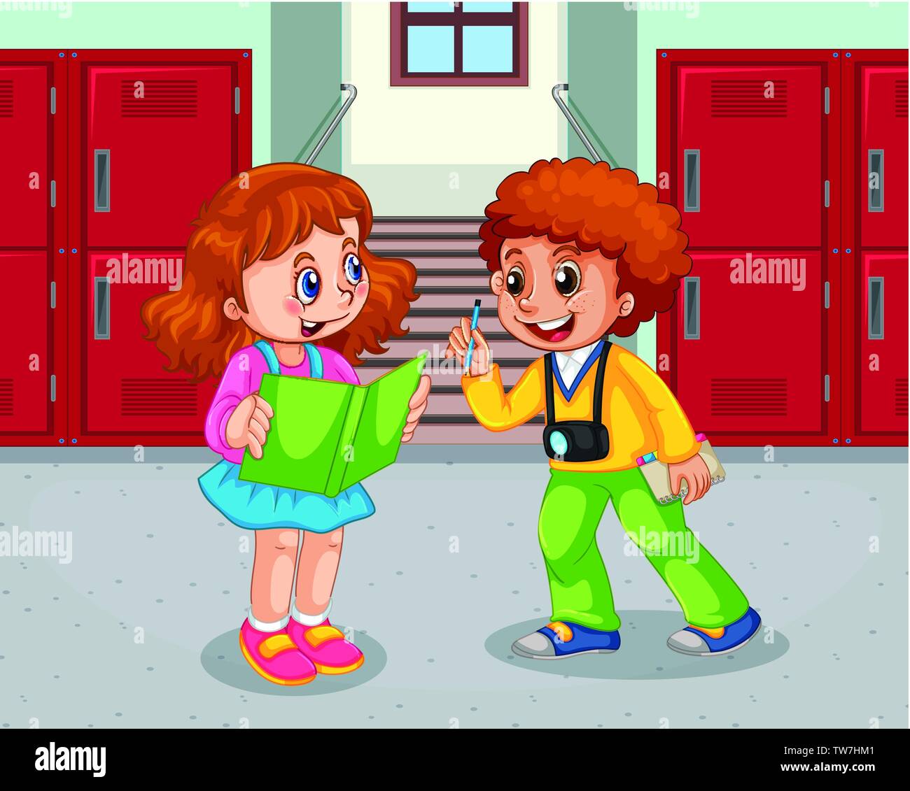 Reading hall Stock Vector Images - Alamy