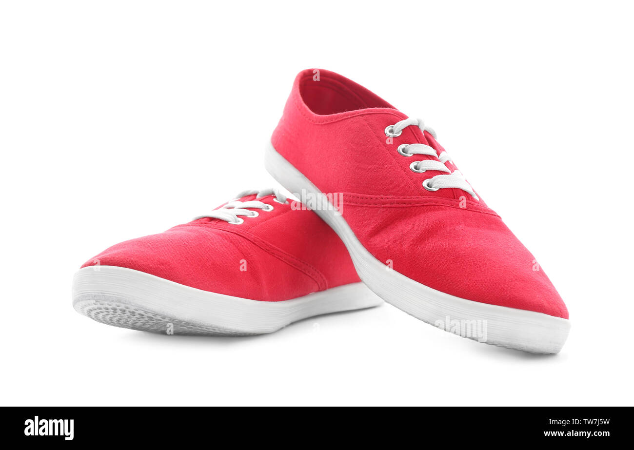 Red Tennis Shoes High Resolution Stock Photography and Images - Alamy