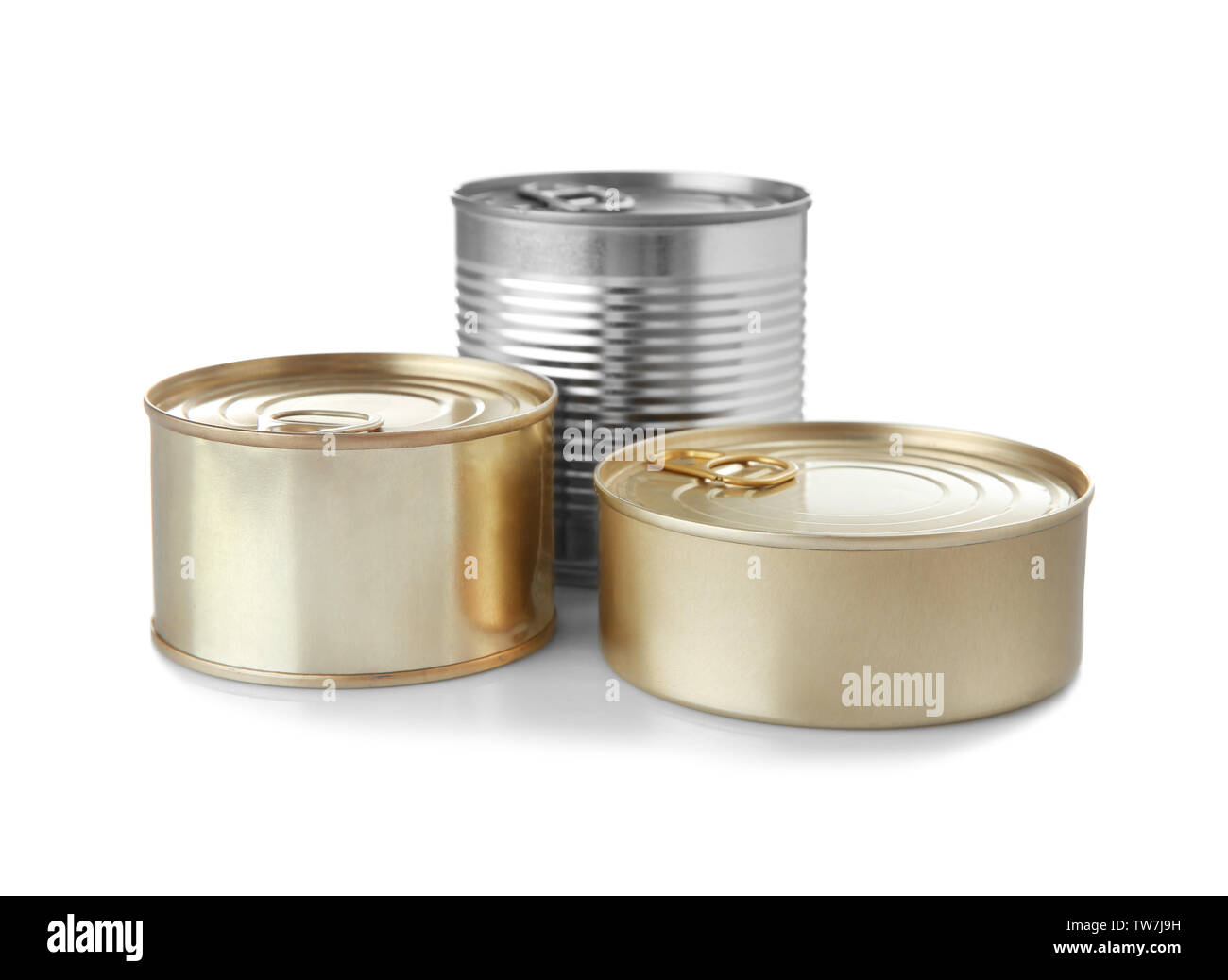 Tin cans different canned Cut Out Stock Images & Pictures - Alamy