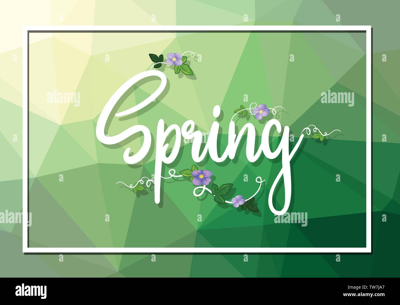 Image flower alphabet font Stock Vector Images - Alamy