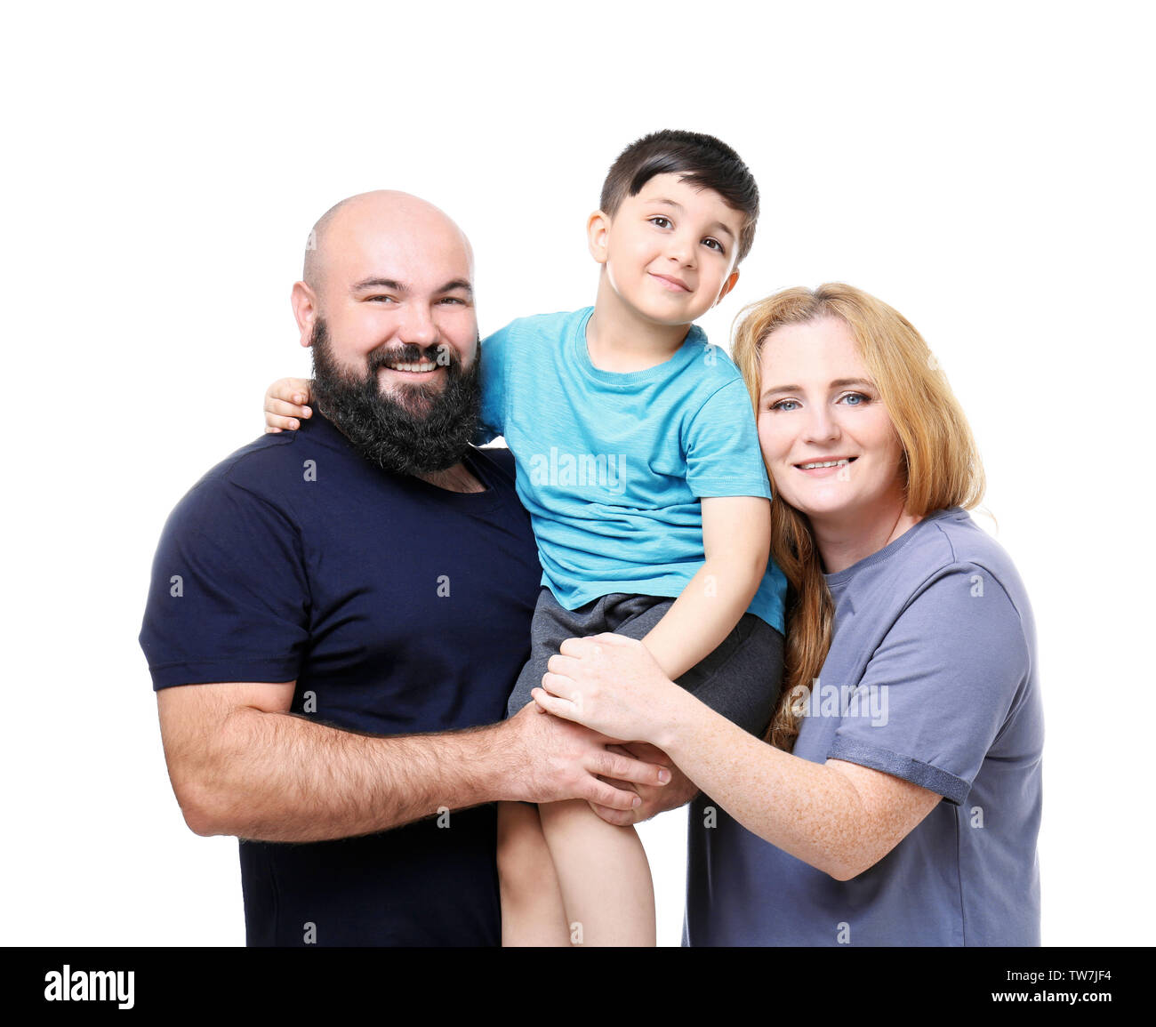 Family parents mother fat hi-res stock photography and images - Alamy