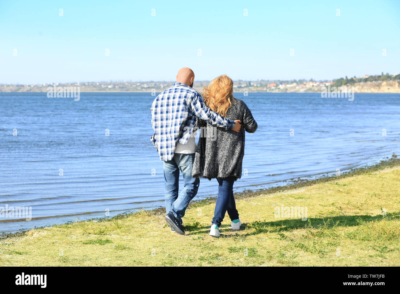 Obese fat female walking hi-res stock photography and images - Alamy