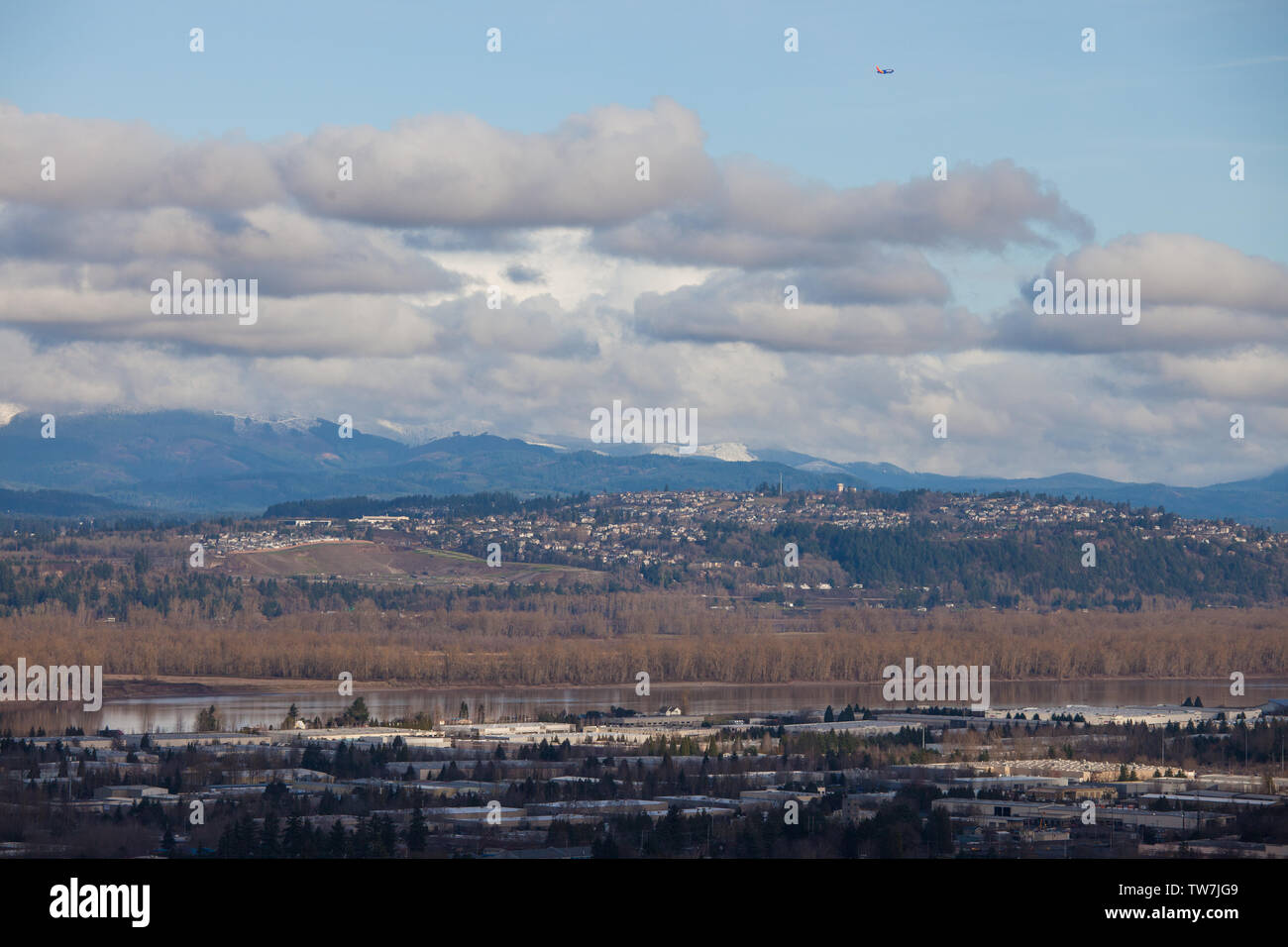 The landscape of Oregon and the Columbia River Stock Photo - Alamy