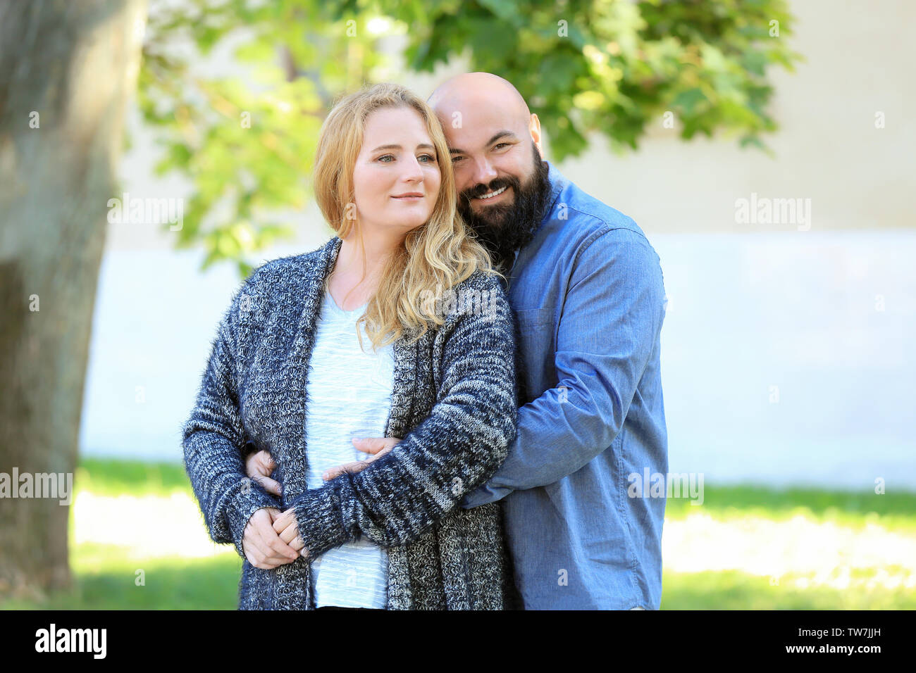 Overweight husband wife hi-res stock photography and images - Alamy