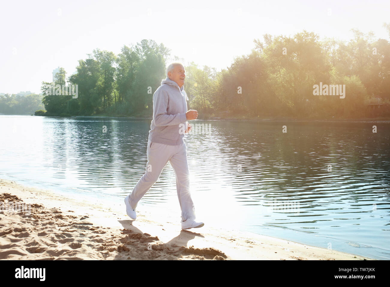 Man running near hi-res stock photography and images - Alamy