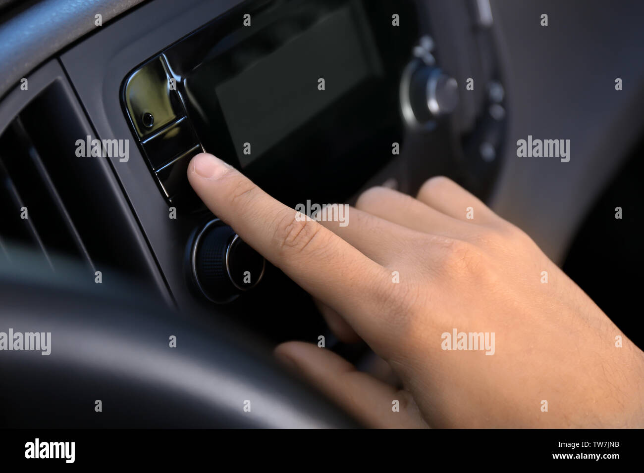 Tuning car radio hi-res stock photography and images - Alamy
