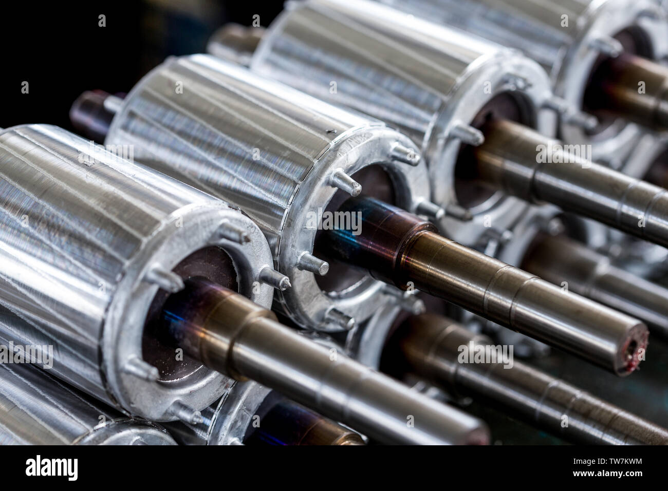 newly manufactured spare parts in factory Stock Photo - Alamy
