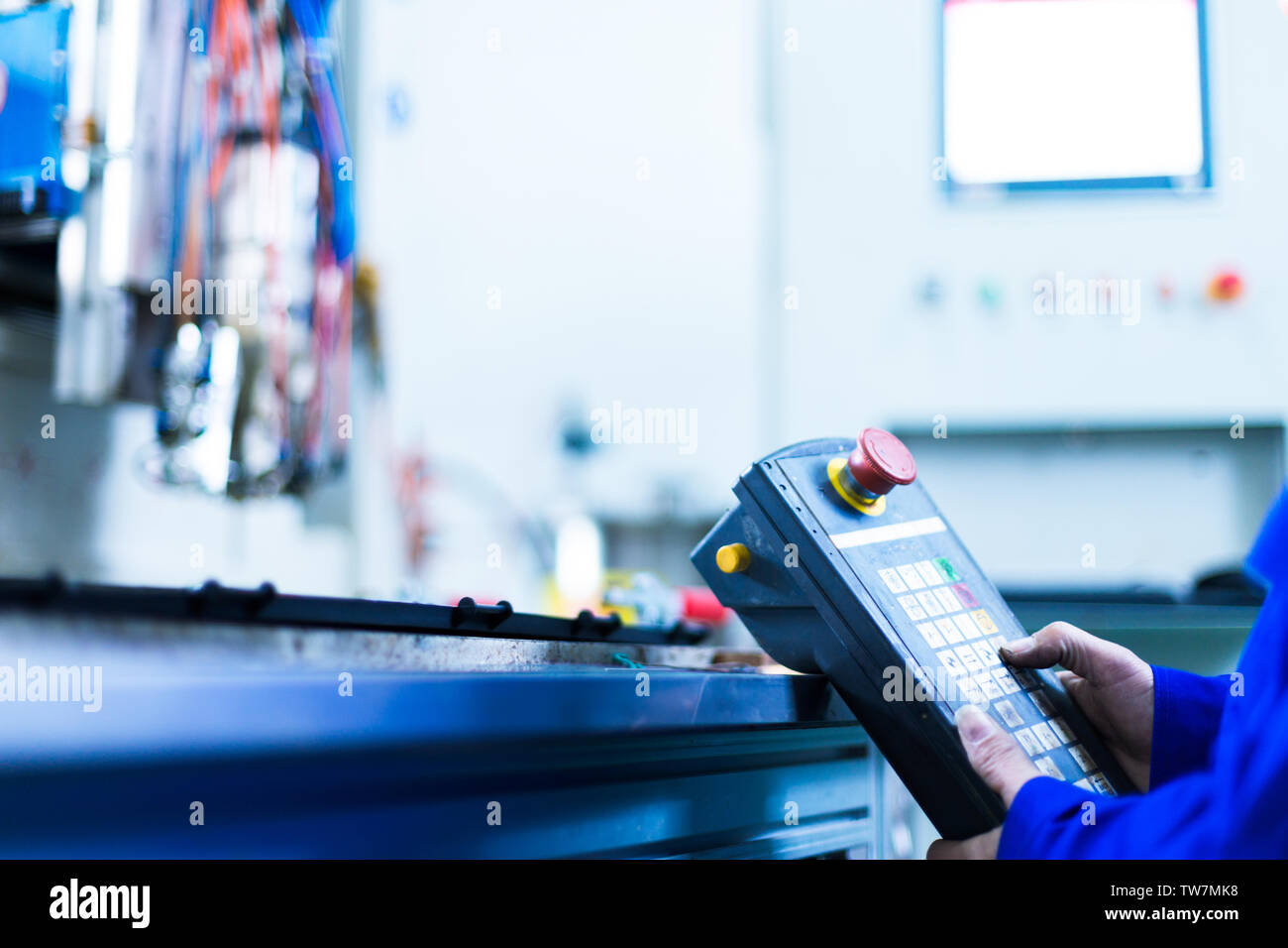 interior of modern factory of communication equipment Stock Photo - Alamy