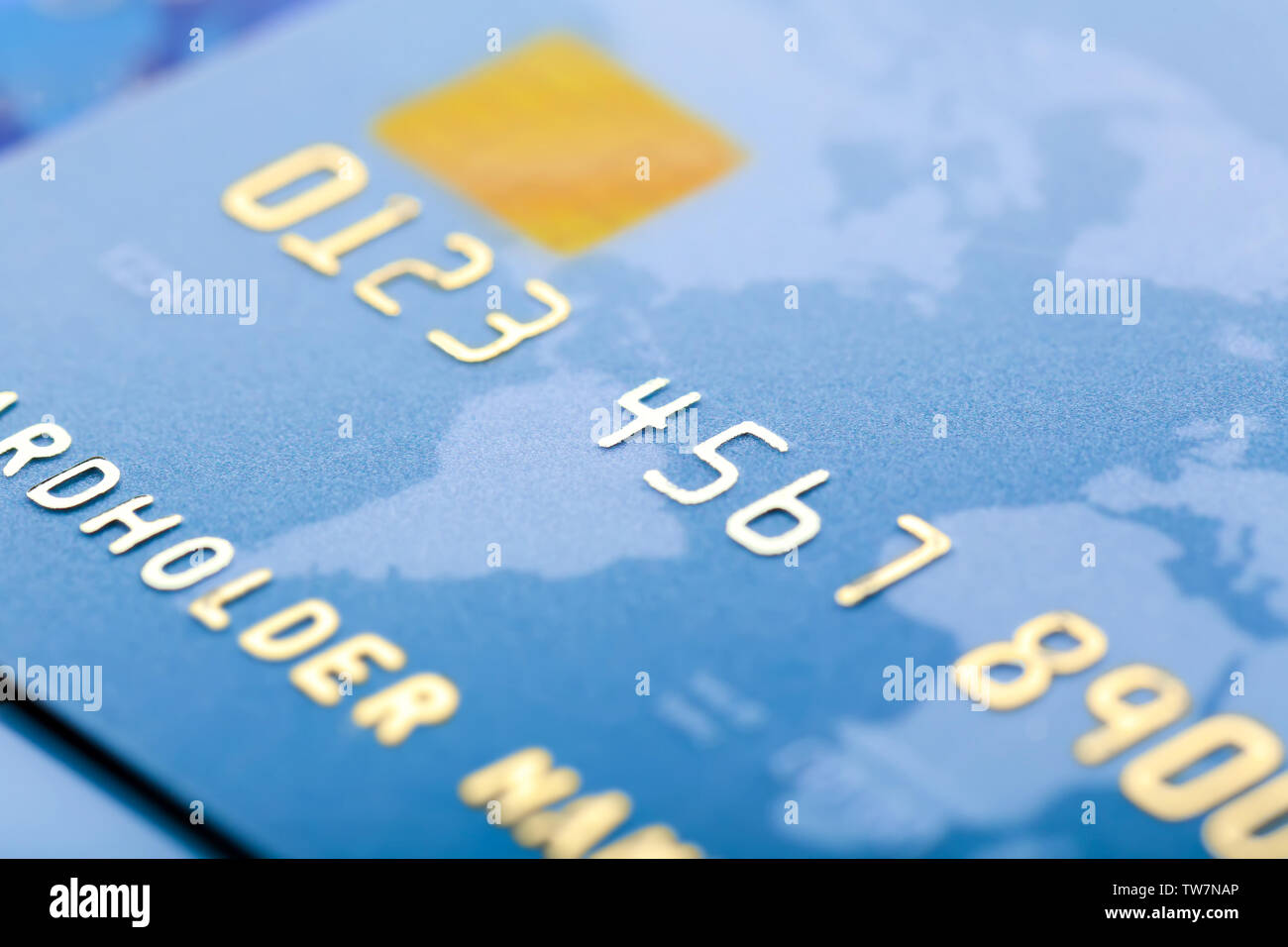 Plastic credit card, closeup Stock Photo - Alamy