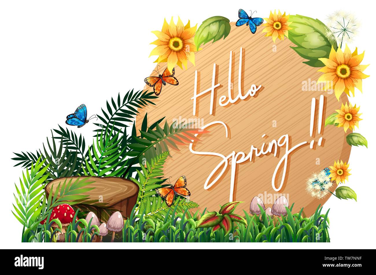 Fern insect Stock Vector Images - Alamy