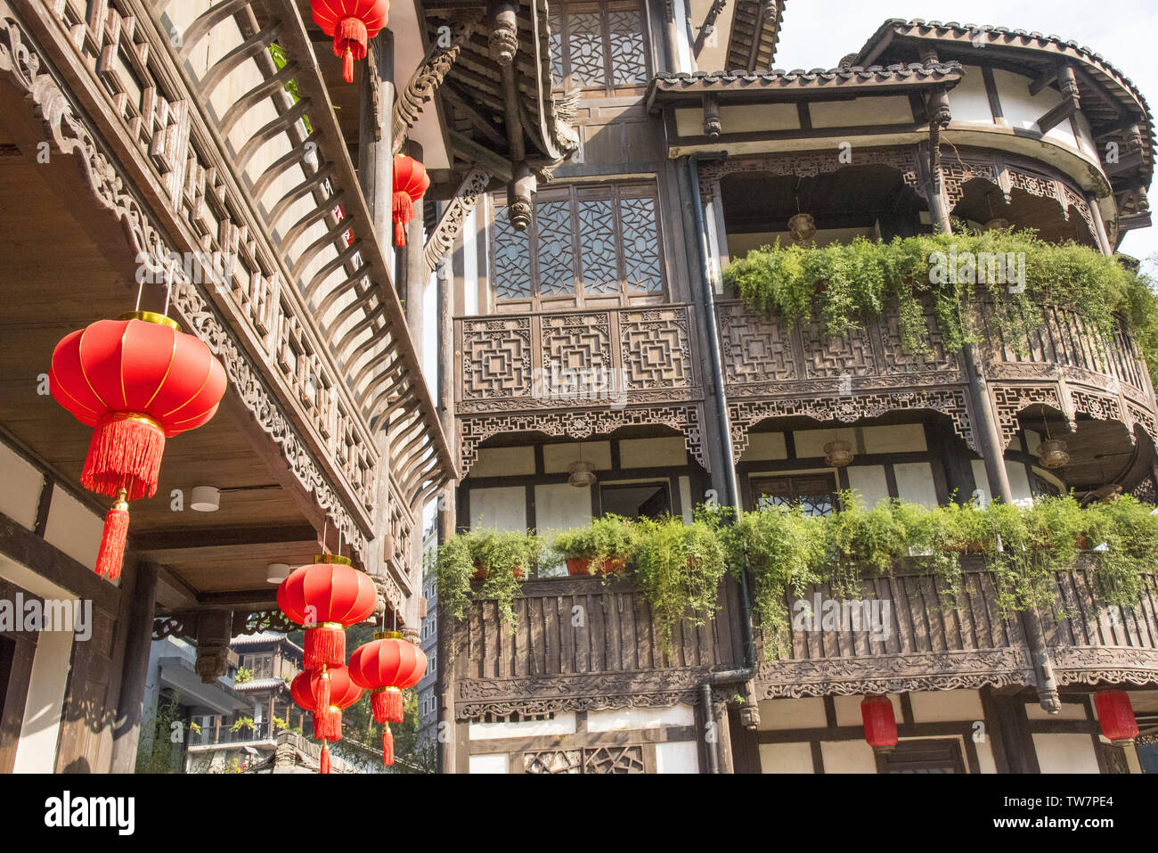 Construction of Hakka town in Gankeng, Shenzhen Stock Photo - Alamy