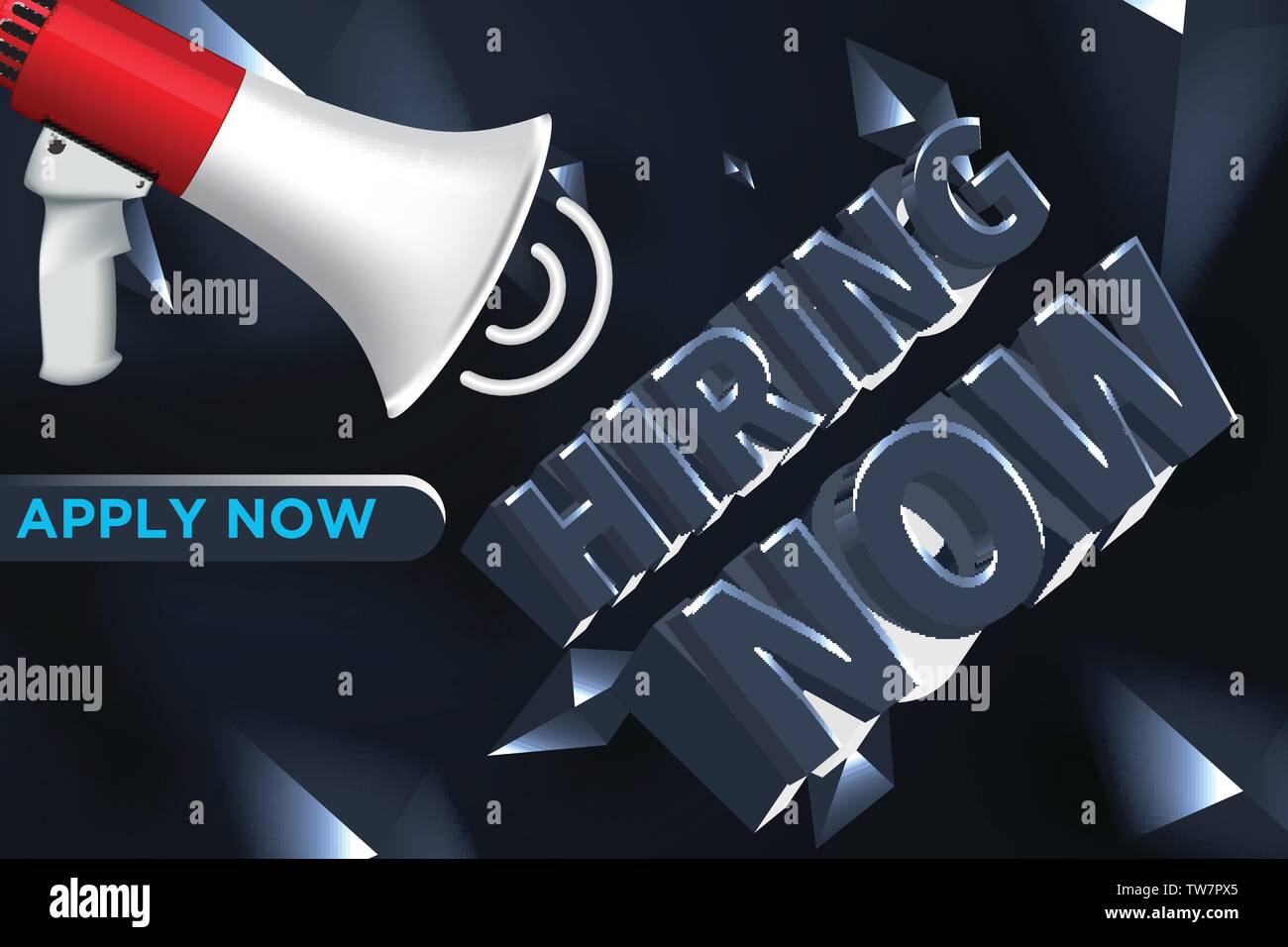 Recruitment concept background hiring Stock Vector Images - Alamy