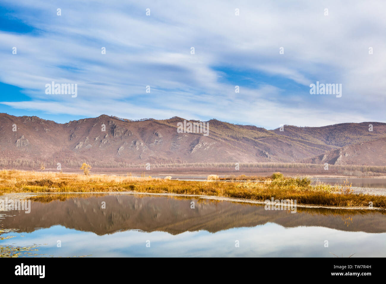 The scenery of Alshan, Inner Mongolia Stock Photo - Alamy