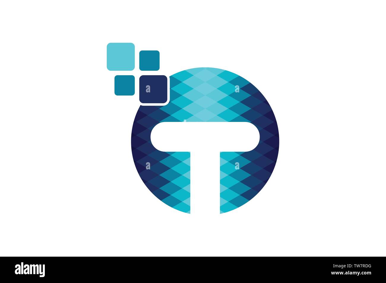 letter T digital logo Designs Inspiration Isolated on White Background ...