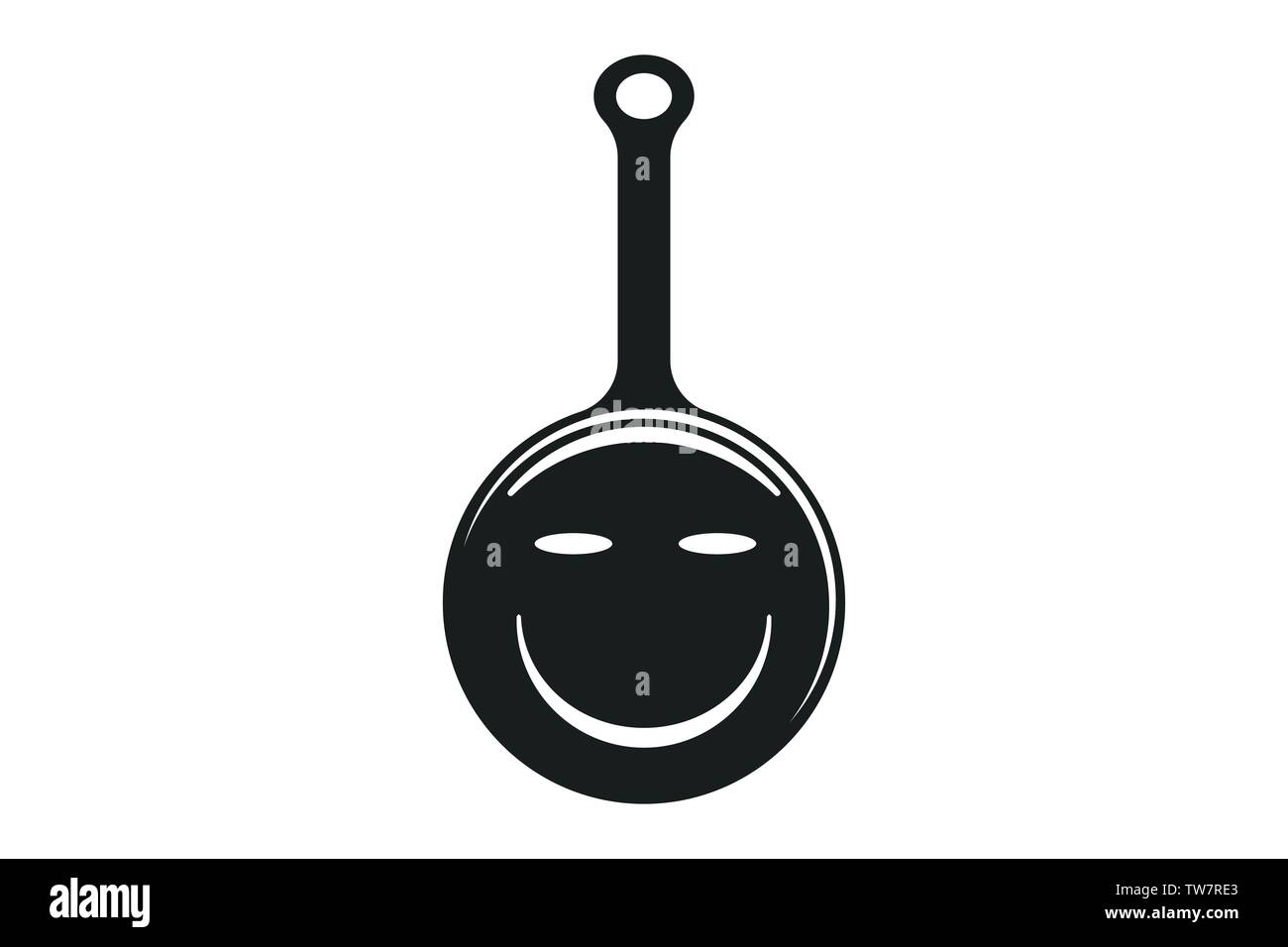 Cartoon female woman chef cook Black and White Stock Photos & Images ...