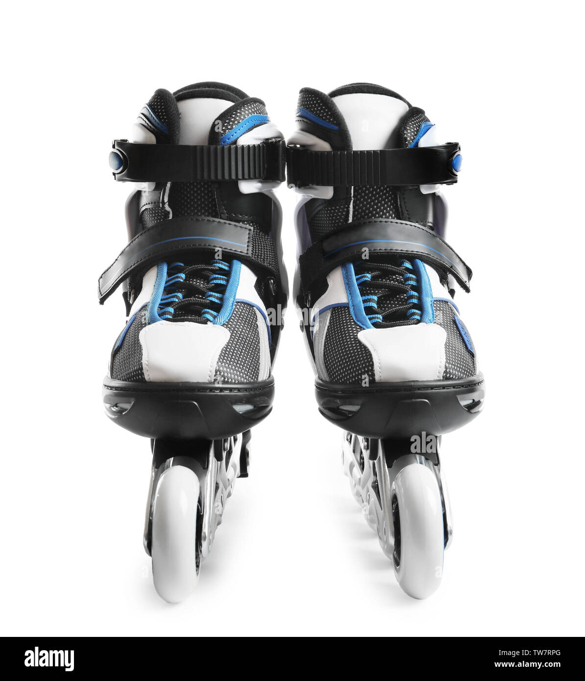 Pair of roller skates, isolated on white Stock Photo - Alamy
