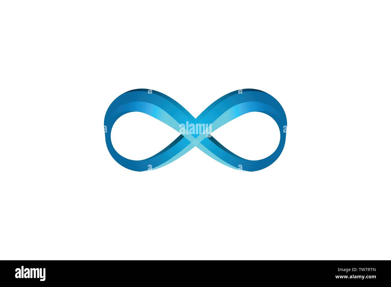 blue infinity logo Designs Inspiration Isolated on White Background ...